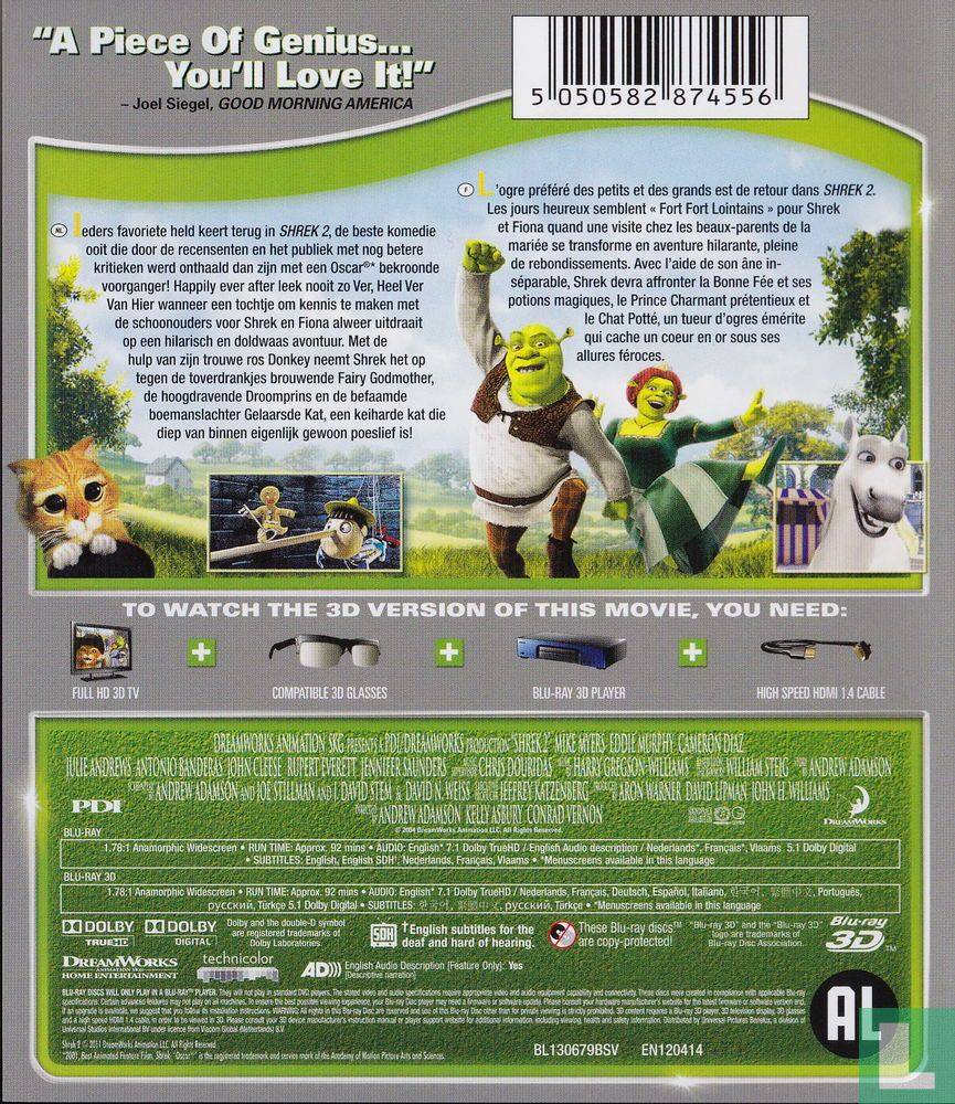 SHREK 2 3D | Le Cinema Paradiso Blu-Ray reviews and DVD reviews