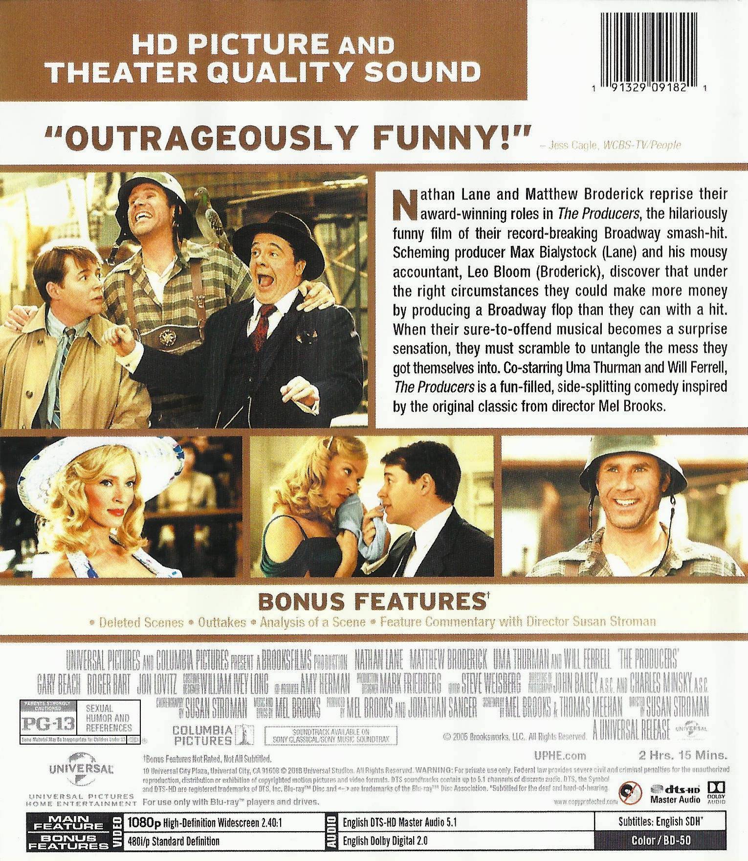 THE PRODUCERS | Le Cinema Paradiso Blu-Ray reviews and DVD reviews